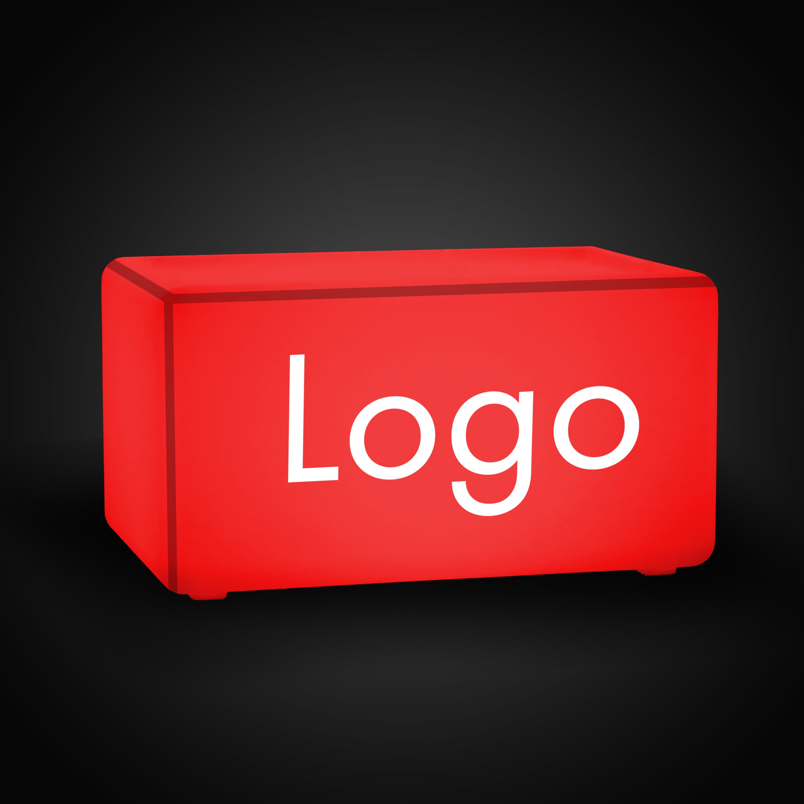 Illuminated Light Box with Logo, Custom Branded LED Bench Furniture St ...