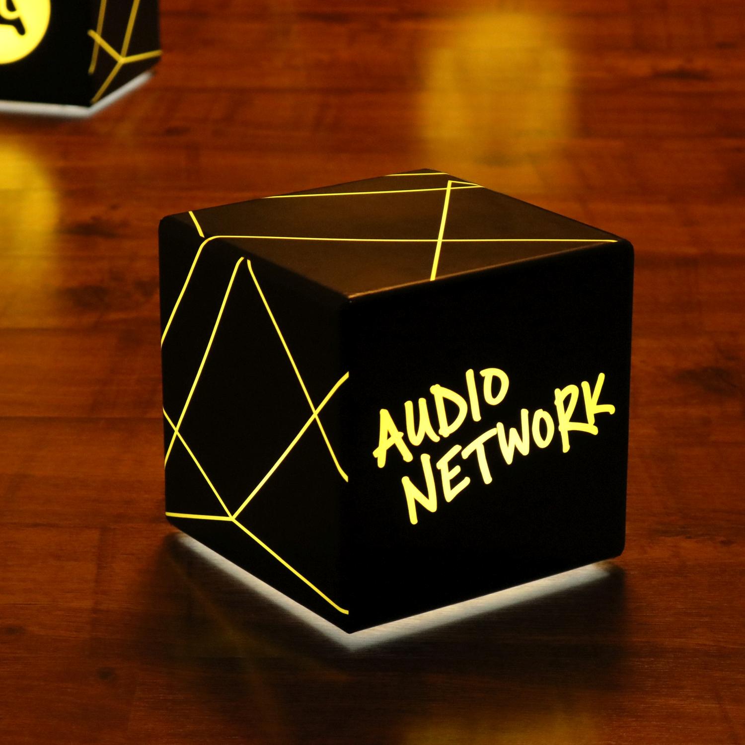 Bespoke LED Light Box Cube with Logo, Multi Colour Square RGB Wireless ...